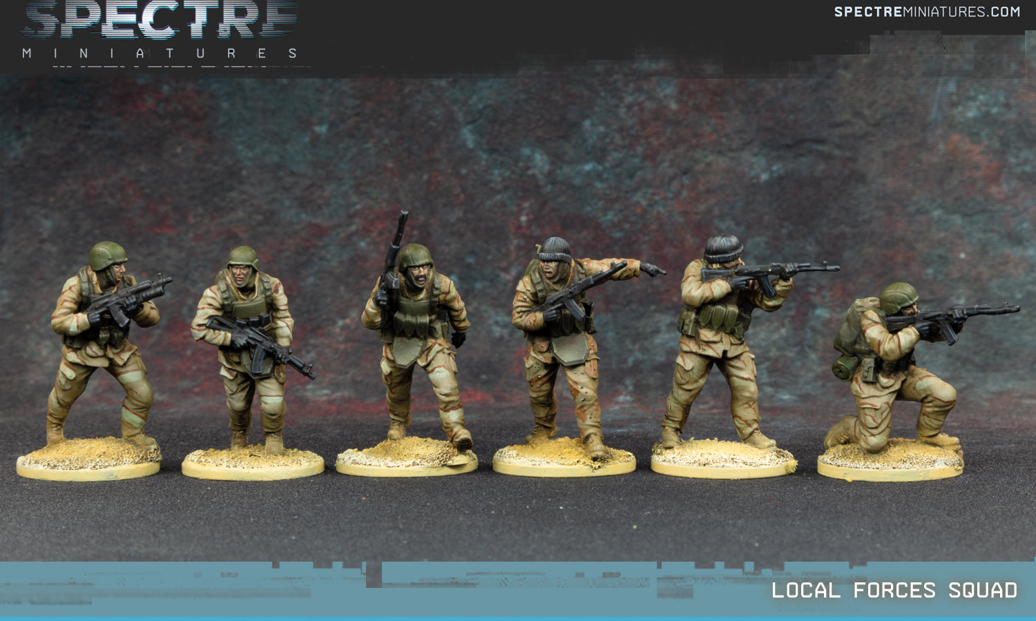 Local Forces Squad - STL – Spectre Miniatures