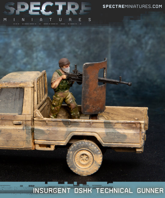 Insurgent DShK Technical Gunner – Spectre Miniatures