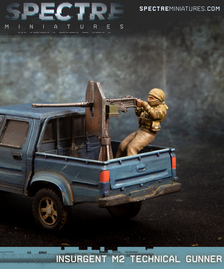 Insurgent M2 Technical Gunner – Spectre Miniatures