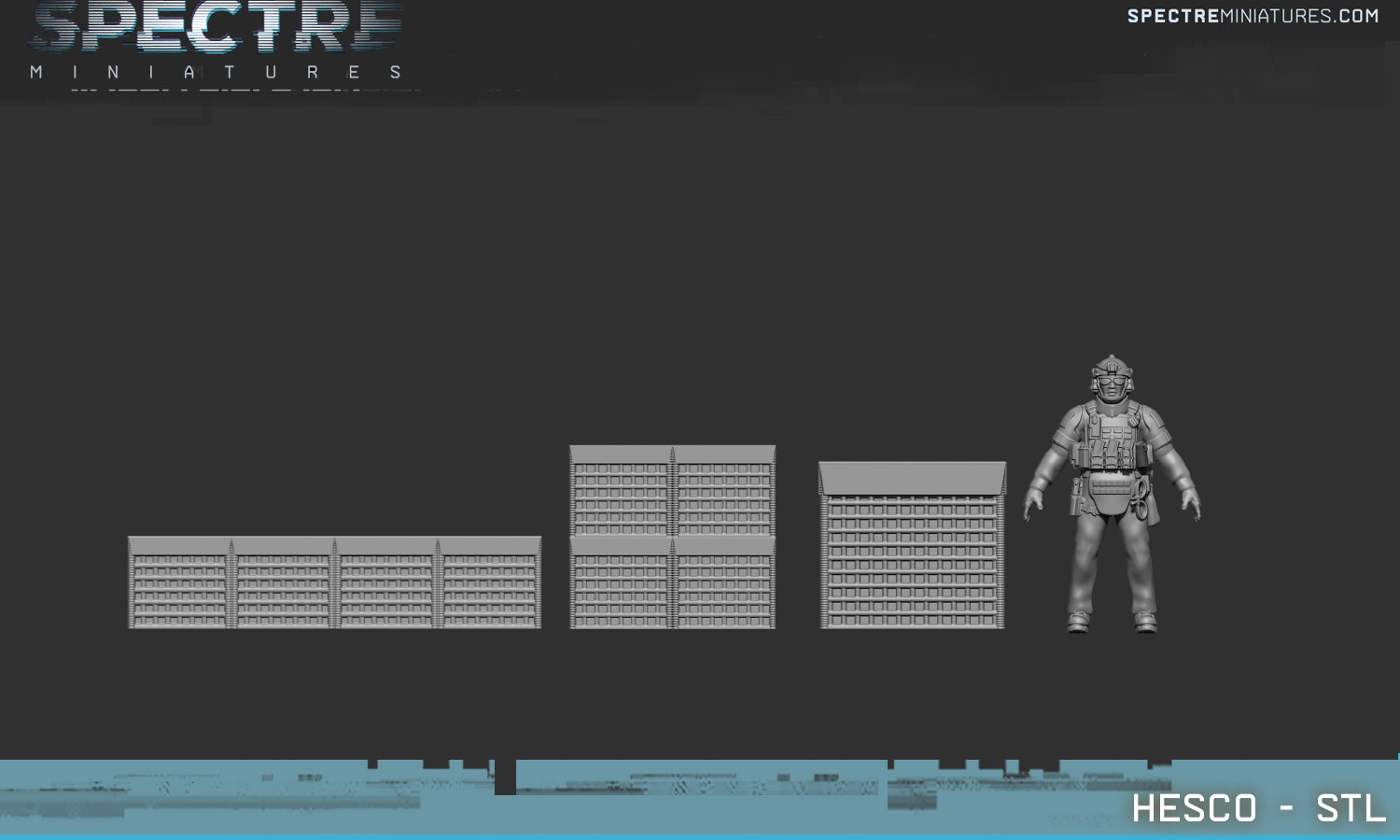 HESCO Barriers [STL Digital Download] – Spectre Miniatures